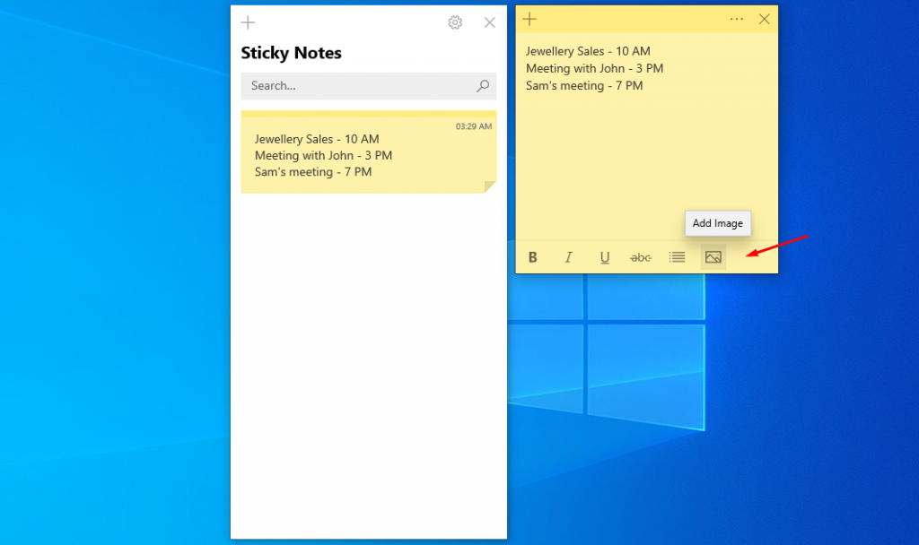 Best Easy Way To Add Pictures To Sticky Notes In Windows 10 PC, Laptop ...