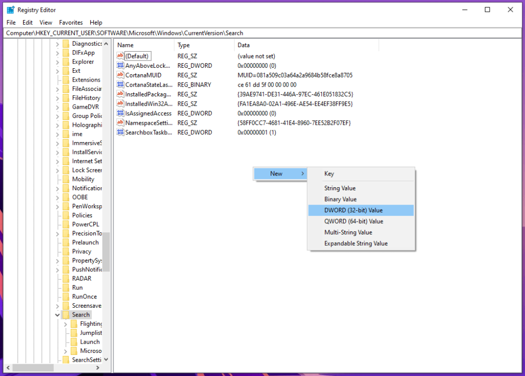 How To Enable Floating Search Bar In Windows 10/11 - TECHWIBE